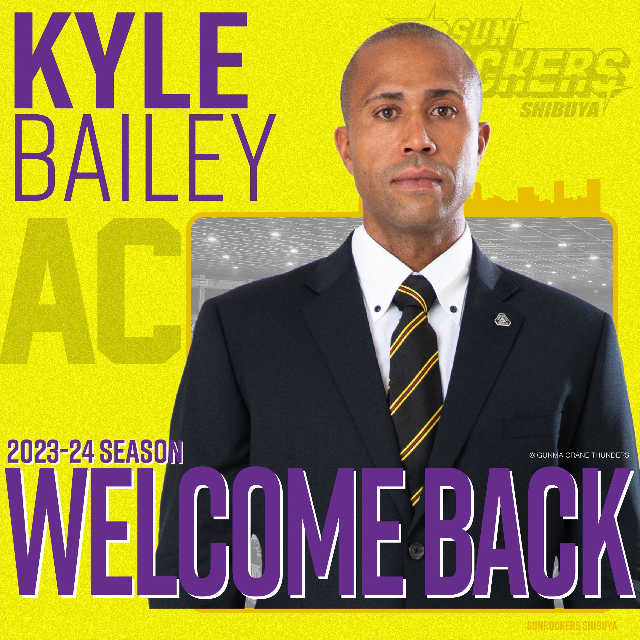 カイル・ベイリー氏 アシスタントコーチ就任のお知らせ | サンロッカーズ渋谷